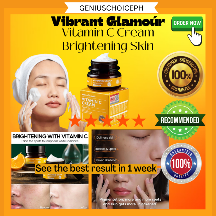 THE ORIGINAL VIBRANT GLAMOUR VITAMIN C CREAM 20X MORE EFFECTIVE | Lazada PH