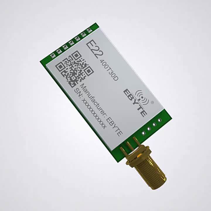 E22-400T30D LoRa SX1268 433เมกะเฮิร์ตซ์เครื่องส่งสัญญาณไร้สายและตัวรับสัญญาณ UART DIP 30dBm 1 ...