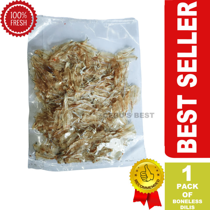 Dilis Boneless Dried Boneless dilis 1 pack 100 grams unsalted seafood ...