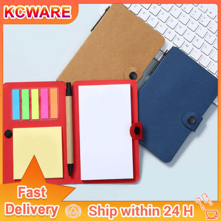 Kraft Paper Notebook Combination Notepad Sticky Note Tear Off Notepad ...