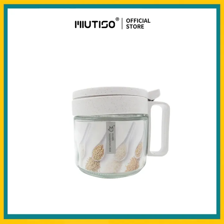 Miutiso Kitchen Glass Seasoning Jar Household Condiments Containers ...