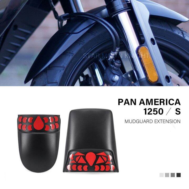 Motorcycle Front Mudguard Fender Rear Extender Hugger Extension For ...