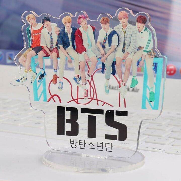 ND}Kpop BTS,Blackpink Acrylic Stand Plates Display Group Standee Model ...