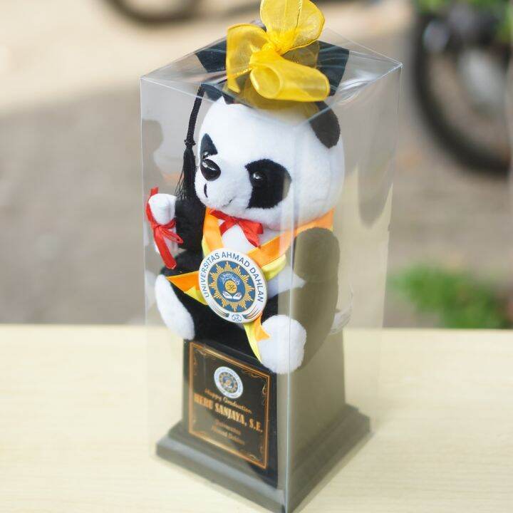 Piala Boneka Panda & Box Mika Kado Wisuda | Lazada Indonesia