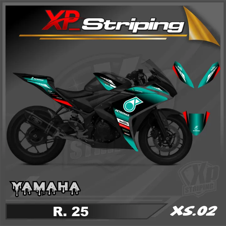 Stiker Striping Lis R25 - Sticker Striping Variasi Motor R25 Desain ...