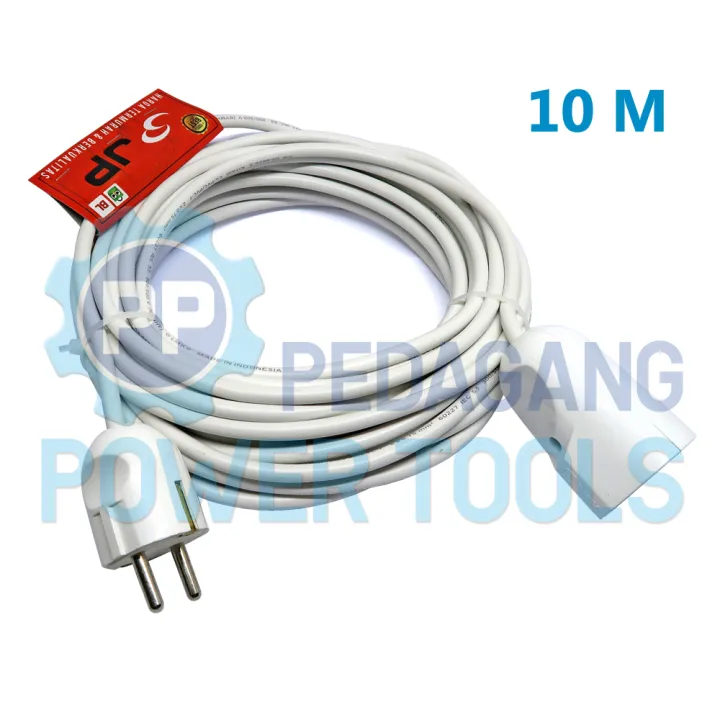 KABEL LISTRIK TAMBAHAN 10 METER EXTENSION COLOKAN STOP KONTAK EKSTENSI ...