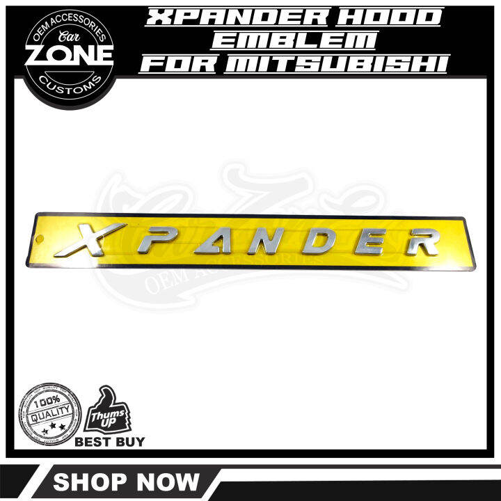 XPANDER Hood Emblem for Mitsubishi Xpander (Chrome) | Lazada PH