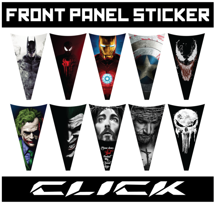 Honda Click 125/150 Front Panel Sticker/Decal | Lazada PH