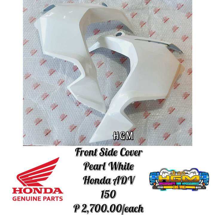 FRONT SIDE COVER (PEARL WHITE) HONDA ADV 150 (64400-K0W-N10ZK/64500-K0W ...