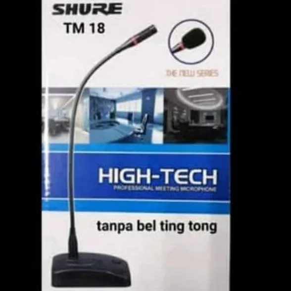 Mic Podium Shure Tm 18 Microphone Meja Terbaik Dikelasnya | Lazada ...