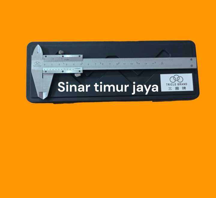 Sigmat 6 INCH Vernier Caliper Jangka Sorong 6 0.05mm TRICLE BRAND | Lazada Indonesia