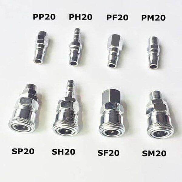 Quick Coupler / Nepel Sambungan Selang Angin Kompresor Female 1/4 Model ...