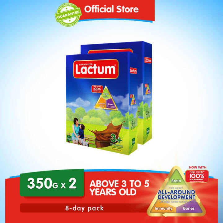 Lactum 3+ Chocolate 700g (350g x 2) Milk Drink for Children Over 3 - 5 Years Old | Lazada PH