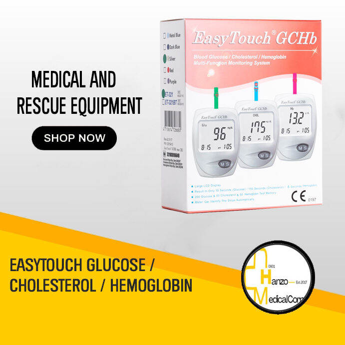 EASYTOUCH GLUCOSE / CHOLESTEROL / HEMOGLOBIN | Lazada PH
