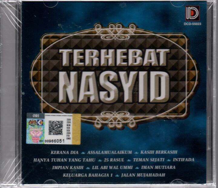 CD - Terhebat Nasyid (12 Lagu-Lagu / Rabbani / Inteam / Raihan / Yassin ...