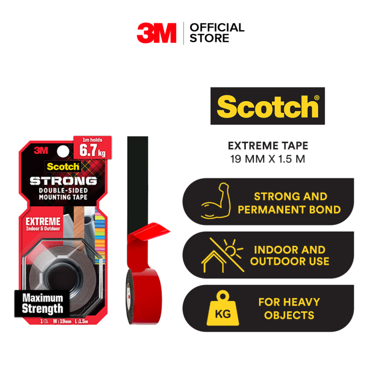 3M Scotch Extreme Tape, 19 mm x 1.5 M | Lazada PH