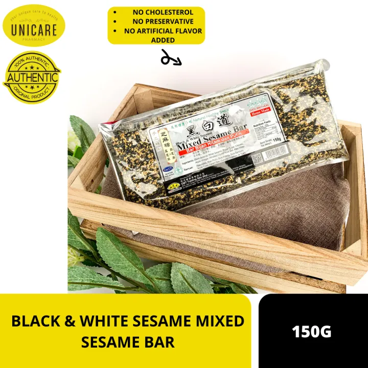 BLACK & WHITE SESAME MIXED SESAME BAR (150G) | Lazada
