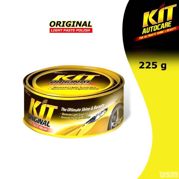 KIT ORIGINAL LIGHT PASTE POLISH NEW FORMULA - PENGKILAP MOBIL KIT 225gr ...