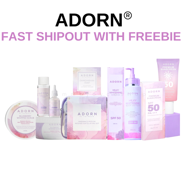 ADORN BY CALMSKIN by Camille Trinidad Adorn Soap Adorn Blueberry Scrub ...