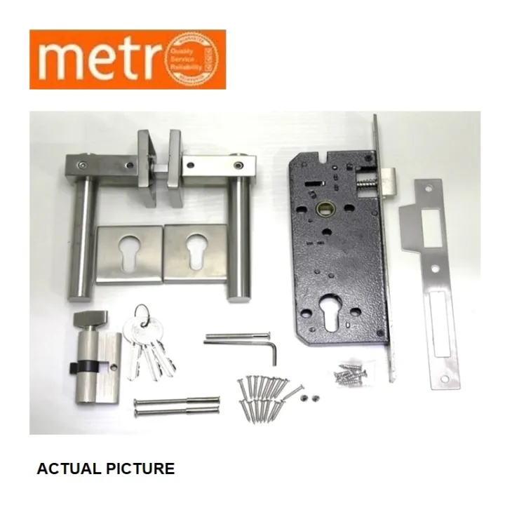 Italian Stainless Door Lock Main Door Inside Mortise Lock Set | Lazada PH