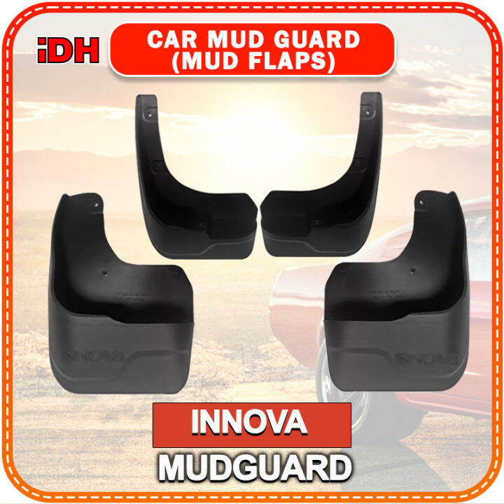 Mud Guard for TOYOTA INNOVA 2016 - 2022 Mud Guard / Mud Flap Splash Guard Matte Black | MG Car ...