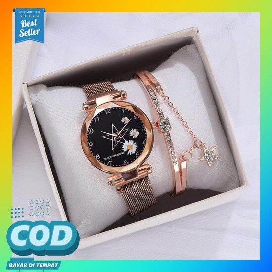 Jam Tangan Cewek 2022 Kekinian Analog Digital Aesthetic Waterproof ...