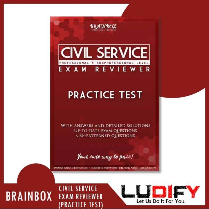 HOT Brainbox Civil Service Exam Reviewer - Practice Test (c) 2020 ...