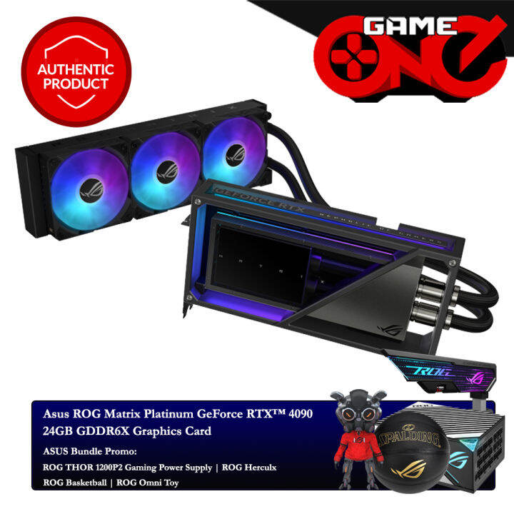 Asus ROG Matrix Platinum GeForce RTX™ 4090 24GB GDDR6X Graphics Card ...