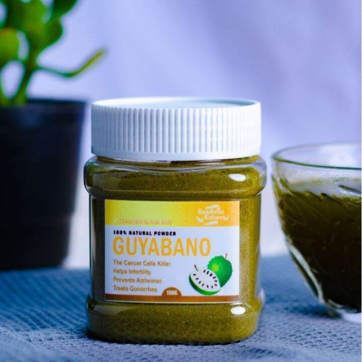100 Pure Guyabano Soursop Leaves Powder 100g | Lazada PH