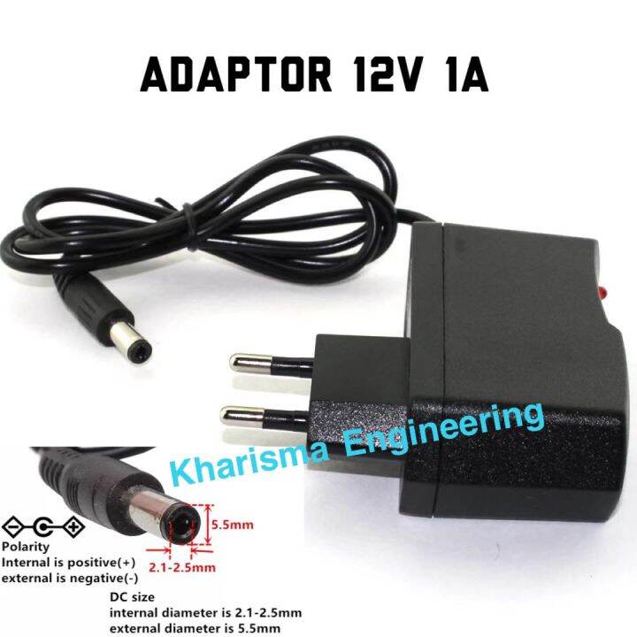 Adaptor 12V 1A / Adaptor 12 Volt 1 Ampere | Lazada Indonesia