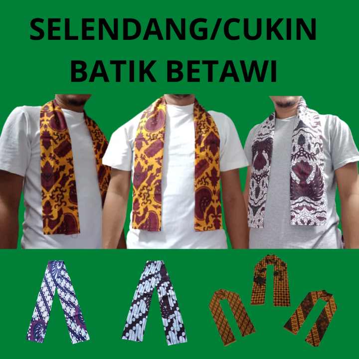 Selendang batik betawi I Syal Batik | Lazada Indonesia