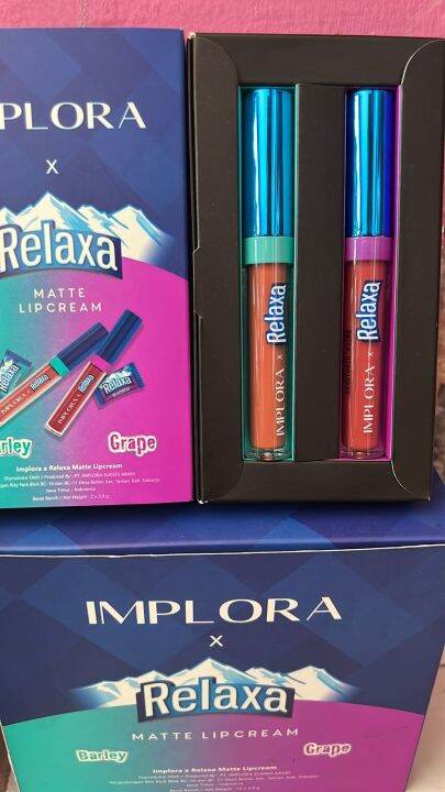 lipcream implora x relaxa matte | Lazada Indonesia