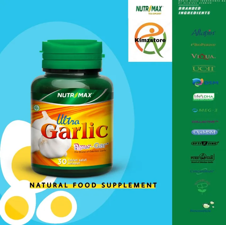 Nutrimax Ultra Garlic 30 Tablet / Penurun kolesterol / Hipertensi ...