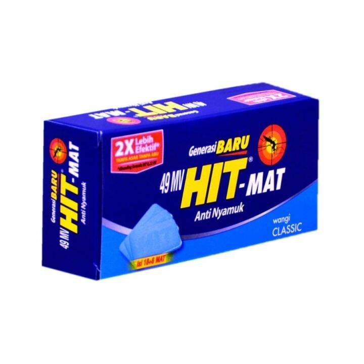 Hit Mat Obat Anti Nyamuk Elektrik Aroma Classic 18+9 Sachet/refill Hit ...