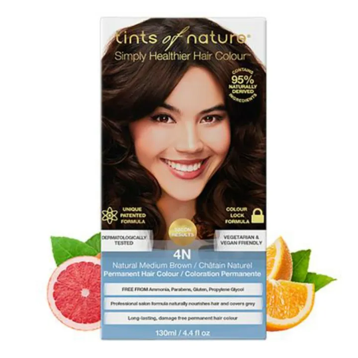 Tints of Nature 4N Natural Medium Brown Hair Color 130ml | Lazada PH