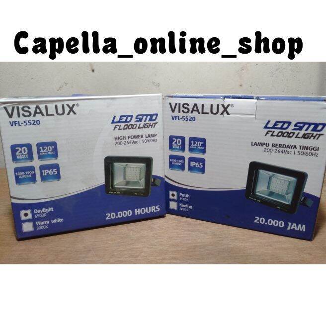 Lampu sorot visalux VFL-5520 Daylight LED SMD Flood light Termurah ...