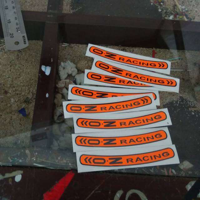 sticker oz racing/sticker velg/sticker cutting motor | Lazada Indonesia