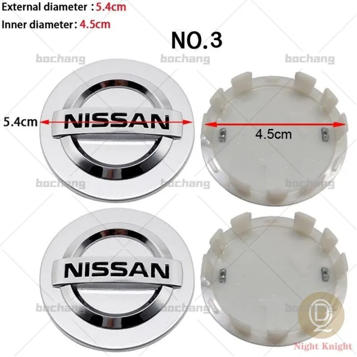 4Pc Car Wheel Hub Caps Centre Cover Car Styling Accessories Auto Emblem ...