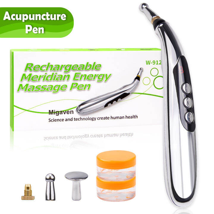 Acupuncture Pen USB Rechargeable Electronic Acupuncture Meridian ...