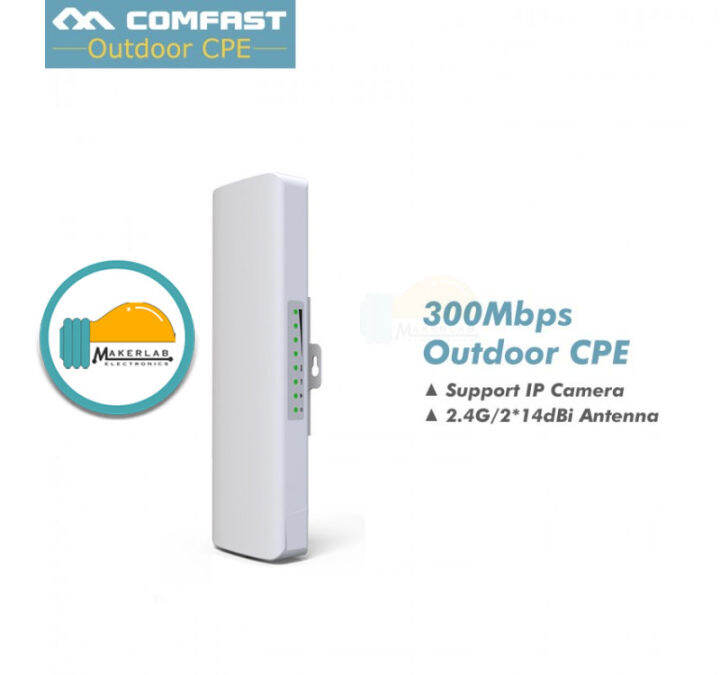 COMFAST CF-E314N V2 Network Equipment 5KM Long Range 300Mbps Wireless Outdoor WiFi CPE 2.4 ghz ...