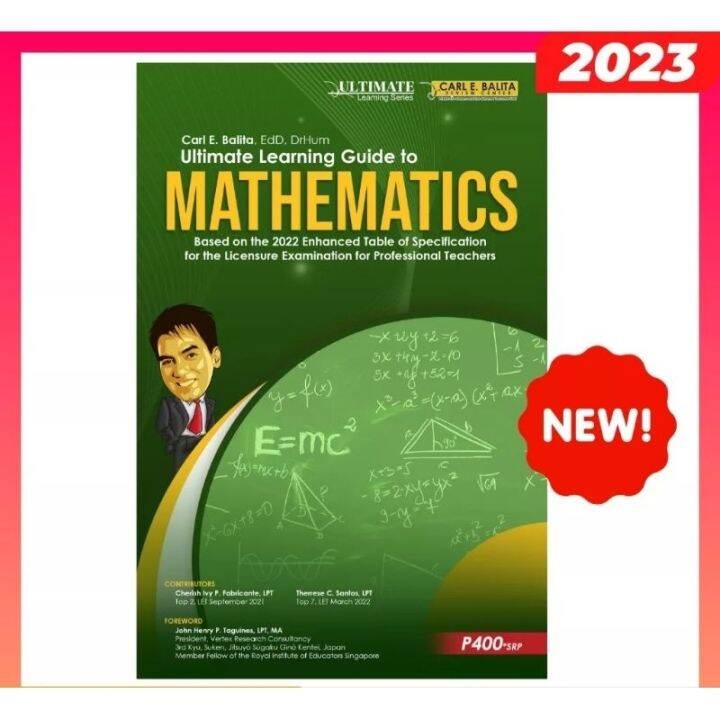 2023 CBRC Math Majorship LET REVIEWER Latest | Lazada PH