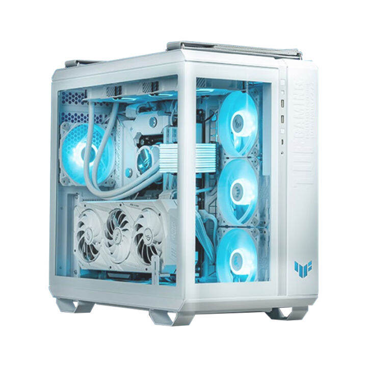 ASUS white family barrel i9 13900K/4070TI/4080 desktop assembly machine ...