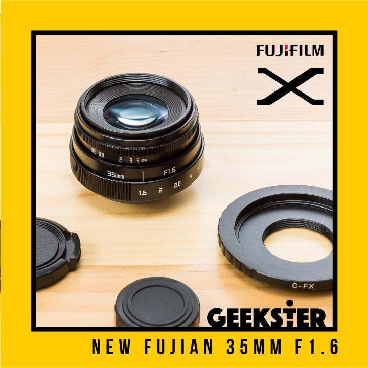 NEW Fujian 35 mm f1.6 สำหรับ Fuji ( เลนส์หลังละลาย ) ( เลนส์มือหมุน ...