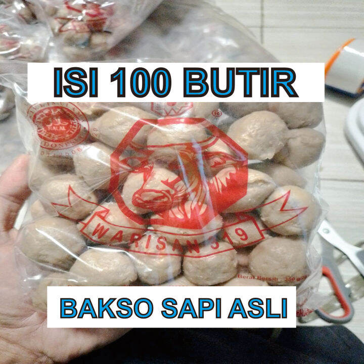 Bakso Sapi WR319 Isi 100Butir / Sertifikasi Halal MUI | Lazada Indonesia