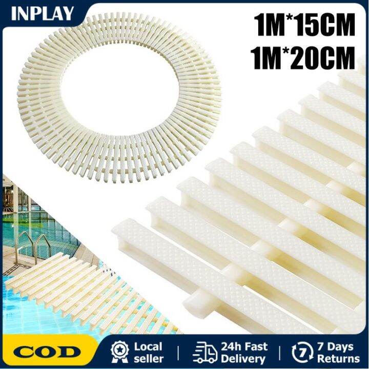 Swimming Pool Overflow Grid Non-slip Board Water Drain Grille Pvc ...