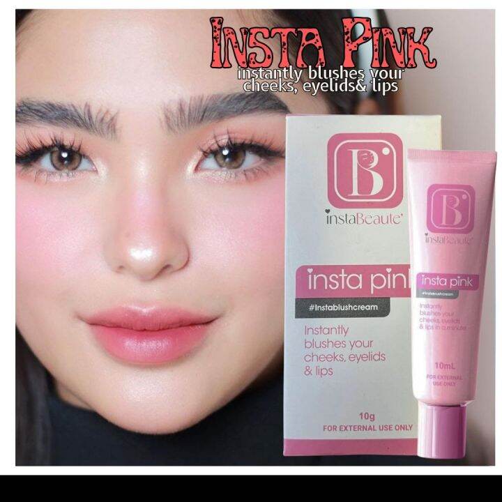 Original Instant Pink Beauty Face Blush Eyelids And Life All In One ...