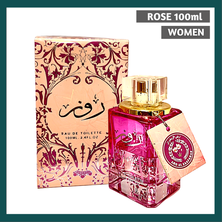 **New Arrival** ARAB PERFUME ROSE 100ml FOR WOMEN MINYAK WANGI ARAB ...