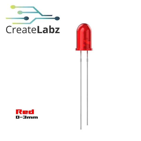 LED color shell 3mm set of 10 pcs (Red) | Lazada PH