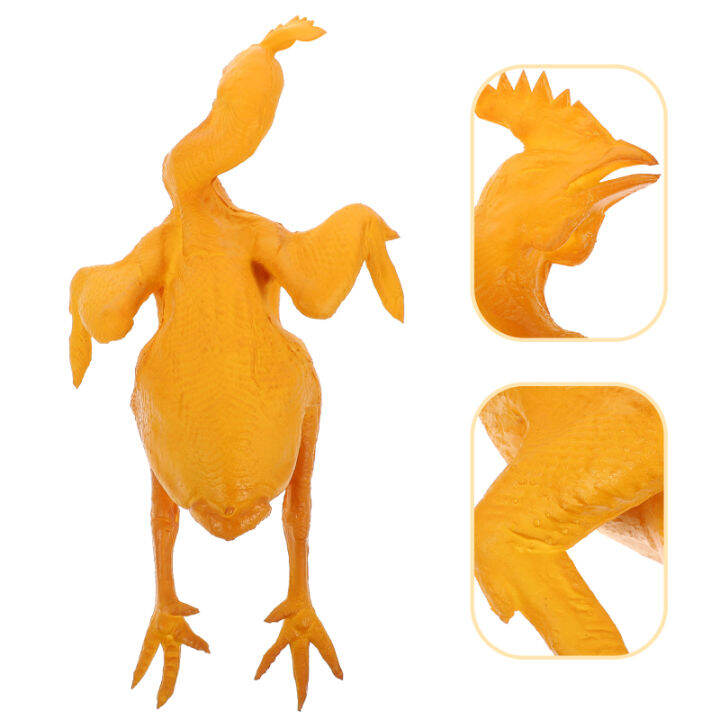 FOXNOVO Realistic Roast Chicken Simulated Food Decor Imitated Chicken ...