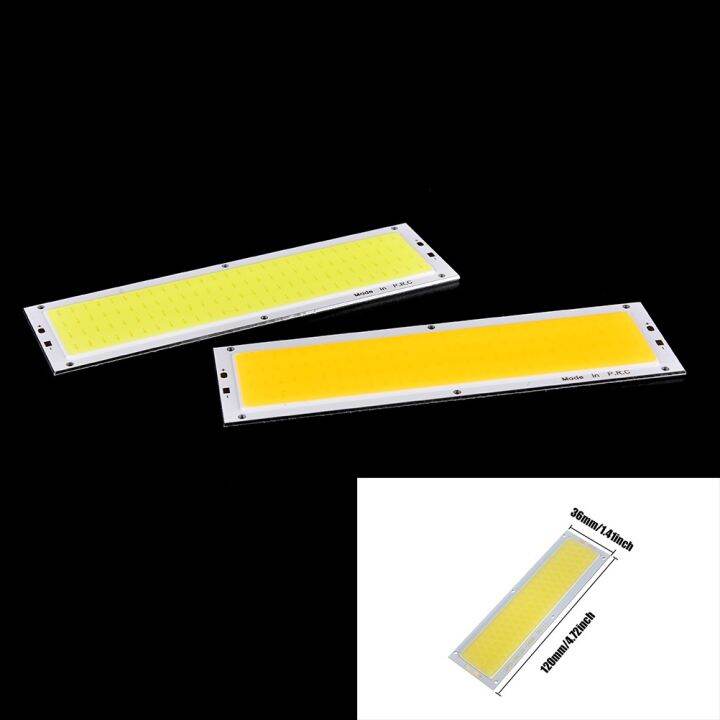 1000LM 10W COB Warm/Cool White LED Square/ Strip Light High Power Lamp ...